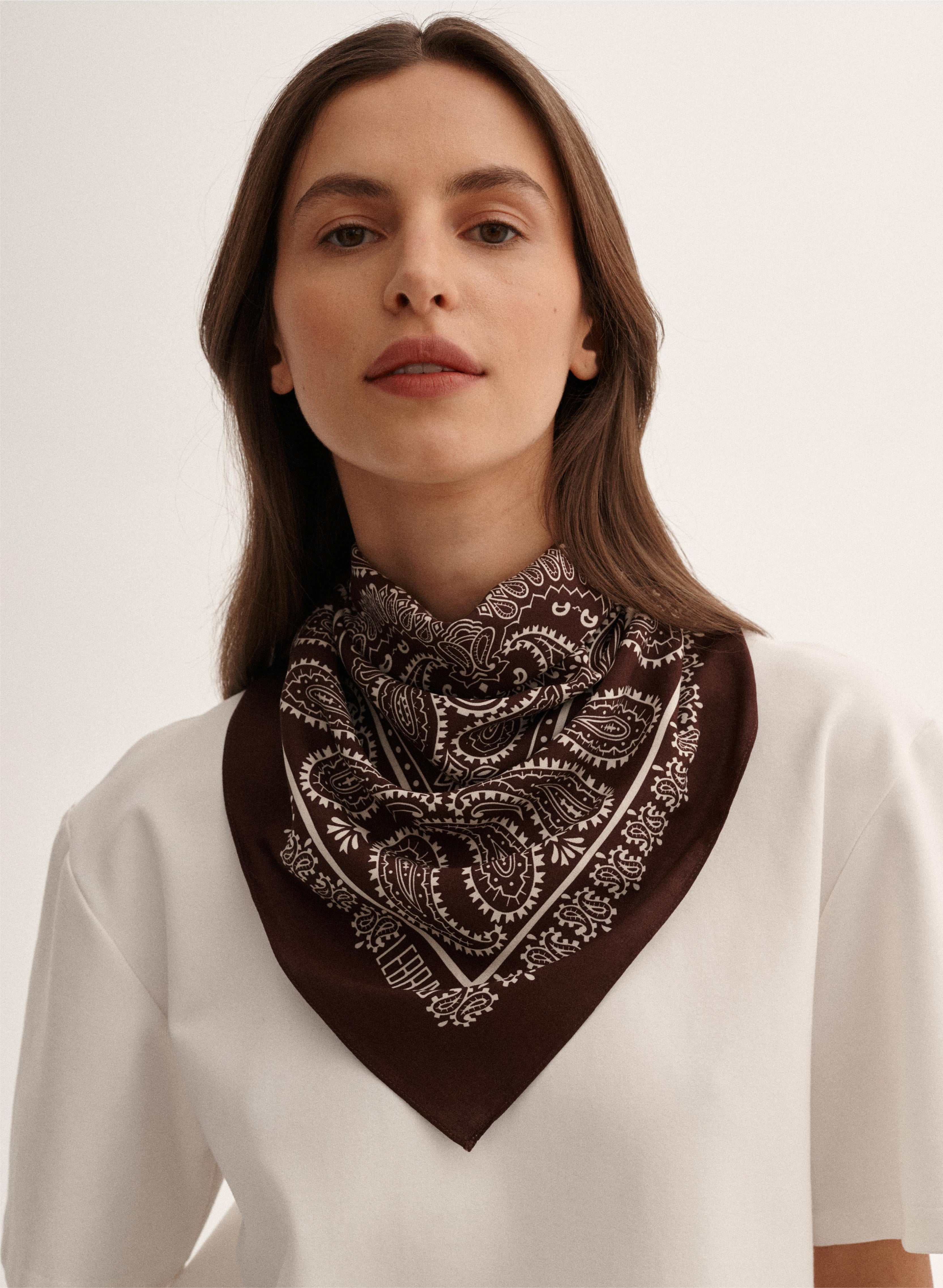 Bandana Burgundowa – LEBRAND